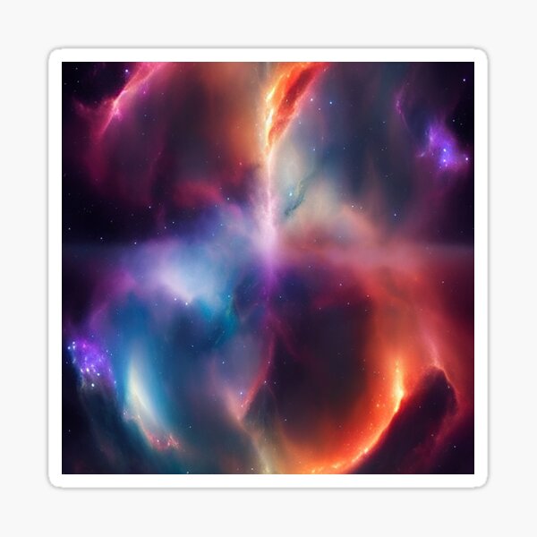 "Exploded Star" Sticker for Sale by TracyArtDesigns | Redbubble