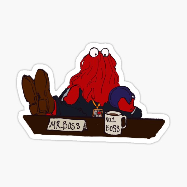 "Red Guy" Sticker for Sale by Polterghoooost | Redbubble
