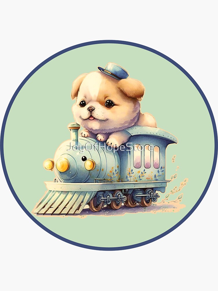 "All My Trains of Thoughts Lead to Dogs: Without words Cute Puppy and a ...