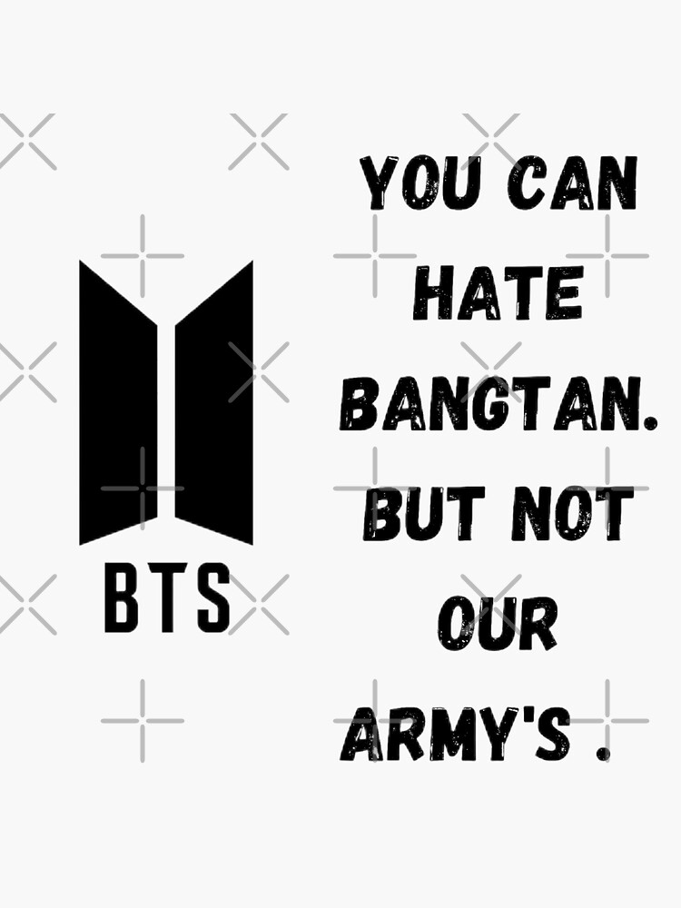 "bts army" Sticker for Sale by KaRaSha | Redbubble