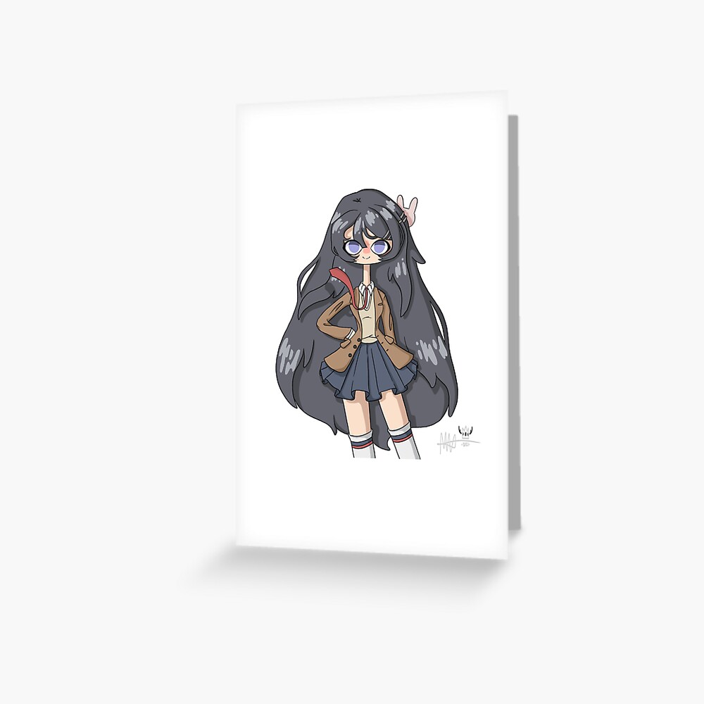 "Mai Sakurajima Bunny Girl Senpai" Greeting Card for Sale by ...