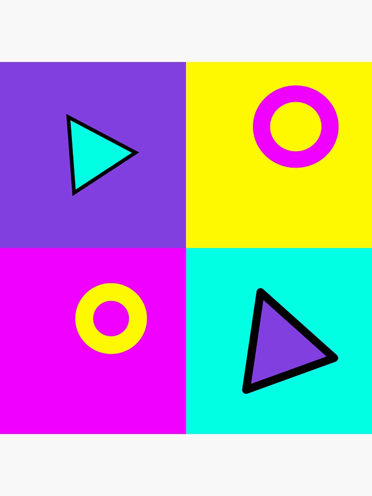 "Check 80s" Sticker for Sale by blankshirt | Redbubble