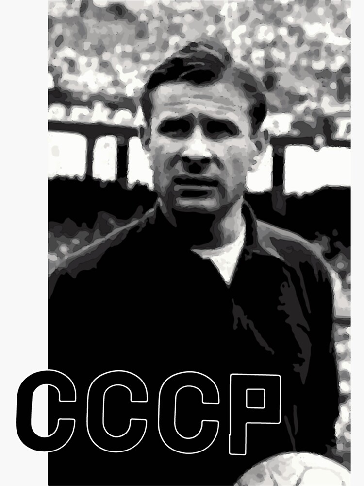 "Lev Yashin Football Legends1 " Sticker for Sale by Fionadickson ...