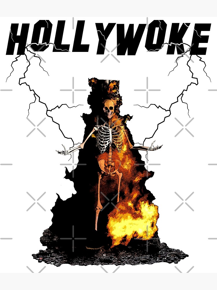 "Hollywoke | Skeleton burning at the stake | Anti Woke Hollywood ...