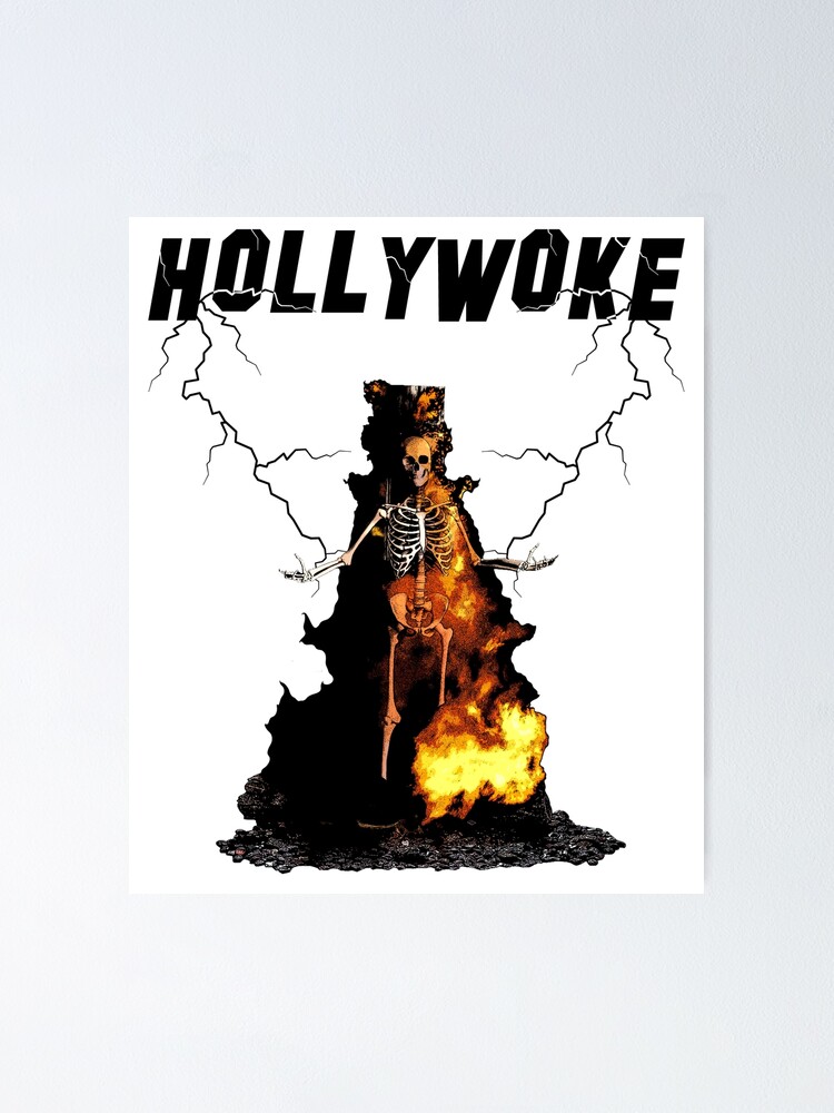 "Hollywoke | Skeleton burning at the stake | Anti Woke Hollywood ...