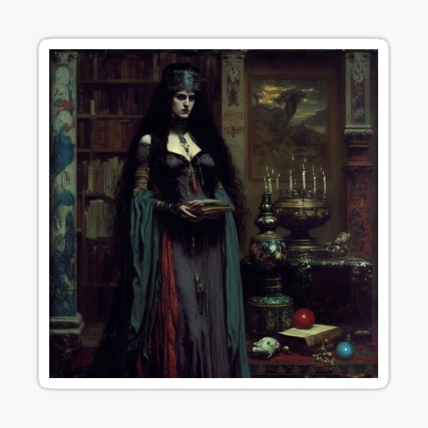 "The Royal Astrologer " Sticker for Sale by PhantomPainter | Redbubble