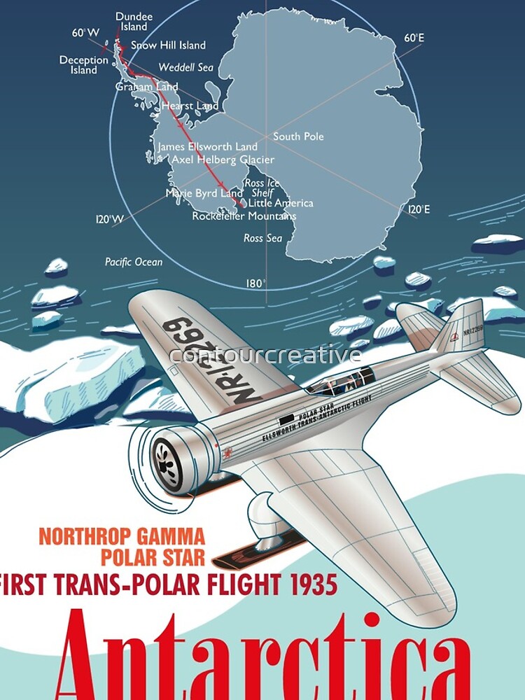 "The First Transpolar Flight by Lincoln Ellsworth" iPhone Case for Sale ...