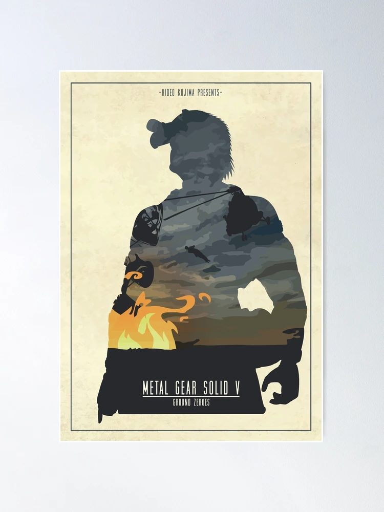 Metal Gear Solid Ground Zeroes Minimalist Art Poster for Sale by Be More Shonen Chris Minney Redbubble