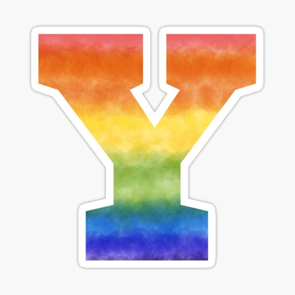 "Rainbow Y" Sticker for Sale by gwenniebee | Redbubble