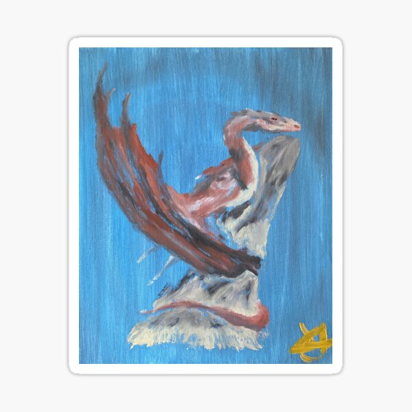 "Dragon Smaug" Sticker for Sale by Poxipique | Redbubble
