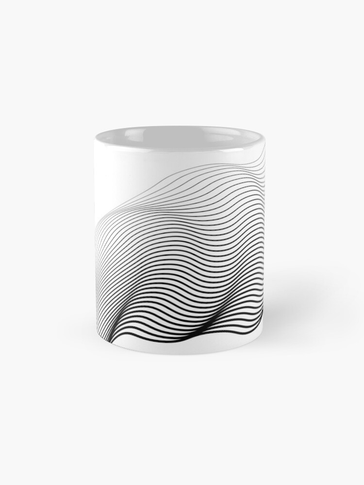 "Abstract 3D wireframe geometric shape isolated on white background ...