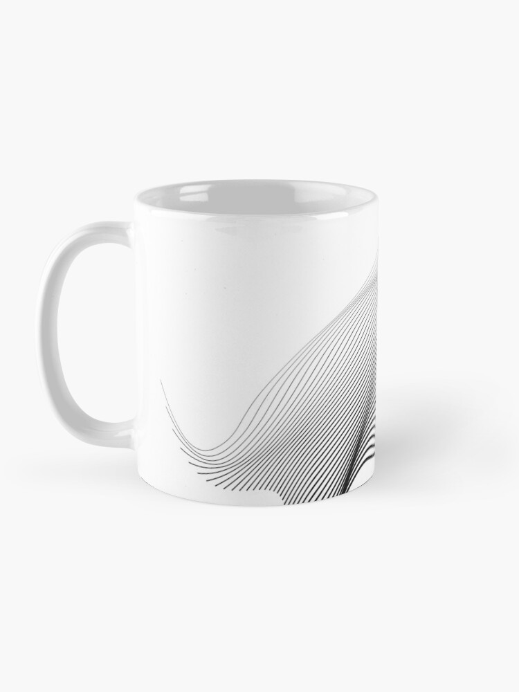 "Abstract 3D wireframe geometric shape isolated on white background ...