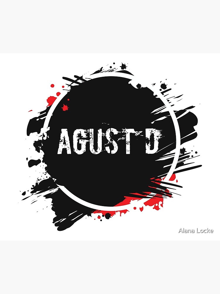 "AGUST D logo" Tapestry by alanalocke | Redbubble
