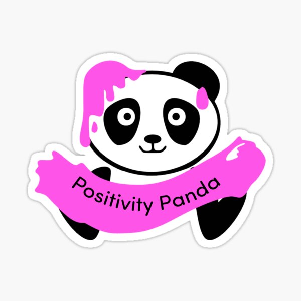 "Panda Slime" Sticker for Sale by PositivityPanda | Redbubble