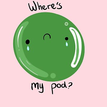 "Kawaii pea" Sticker for Sale by KonichiwaCutie | Redbubble