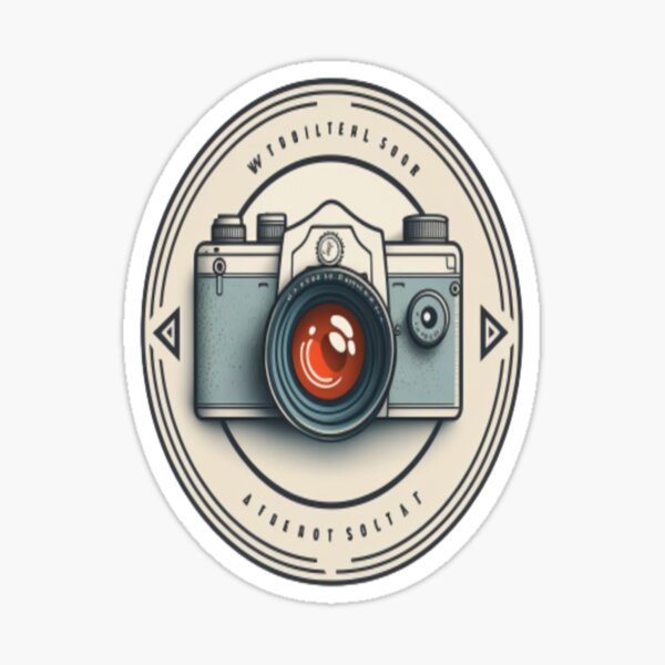 "Camera" Sticker for Sale by ARTStreetISO | Redbubble