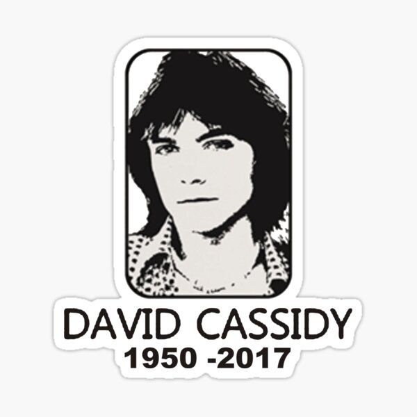David Cassidy Sticker By Linsafalner Redbubble