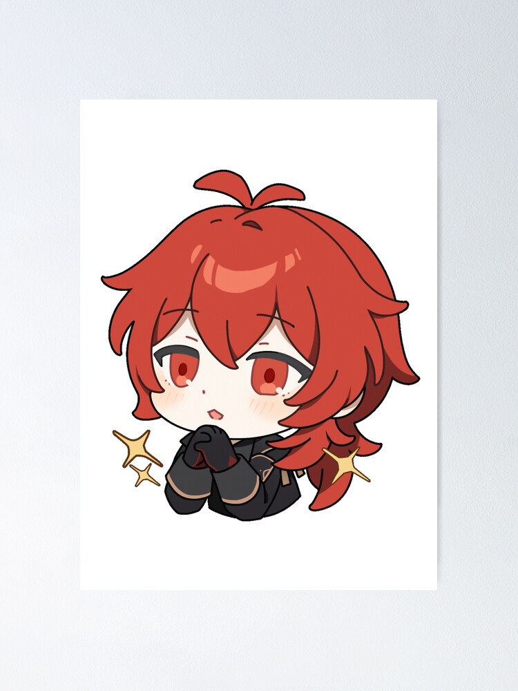 "⭐⭐⭐⭐⭐Diluc Genshin Impact Fanart Chibi Diluc Fanart Waku Waku Diluc ...