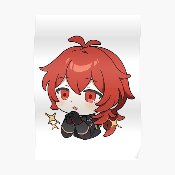 "⭐⭐⭐⭐⭐Diluc Genshin Impact Fanart Chibi Diluc Fanart Waku Waku Diluc ...