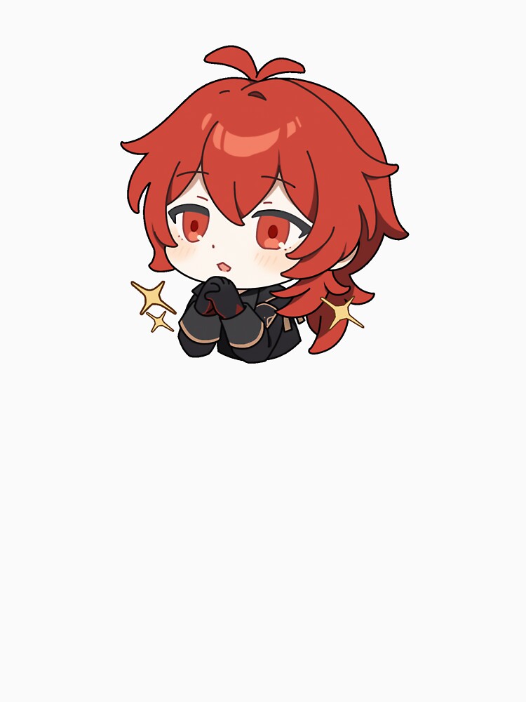 "⭐⭐⭐⭐⭐Diluc Genshin Impact Fanart Chibi Diluc Fanart Waku Waku Diluc ...
