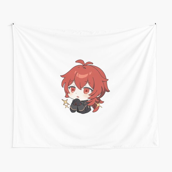 "⭐⭐⭐⭐⭐Diluc Genshin Impact Fanart Chibi Diluc Fanart Waku Waku Diluc ...