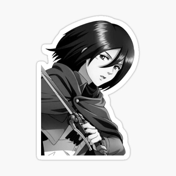 "Mikasa " Sticker for Sale by Designmaster003 | Redbubble