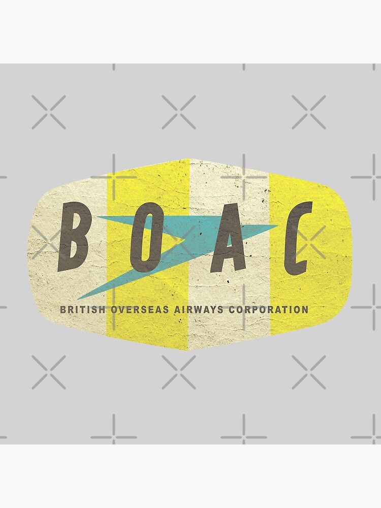 "BOAC Airways - Well Worn" Poster for Sale by RedFirecracker | Redbubble