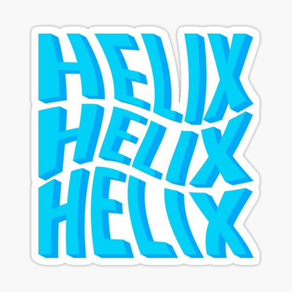 "Rollercoaster Helix Theme Park" Sticker for Sale by DesignThrill ...