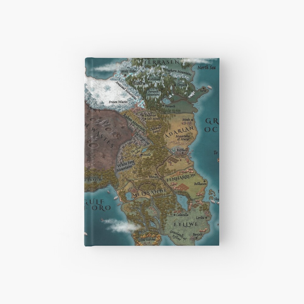 "Erilea Map (TOG)" Poster for Sale by P-dulcis | Redbubble