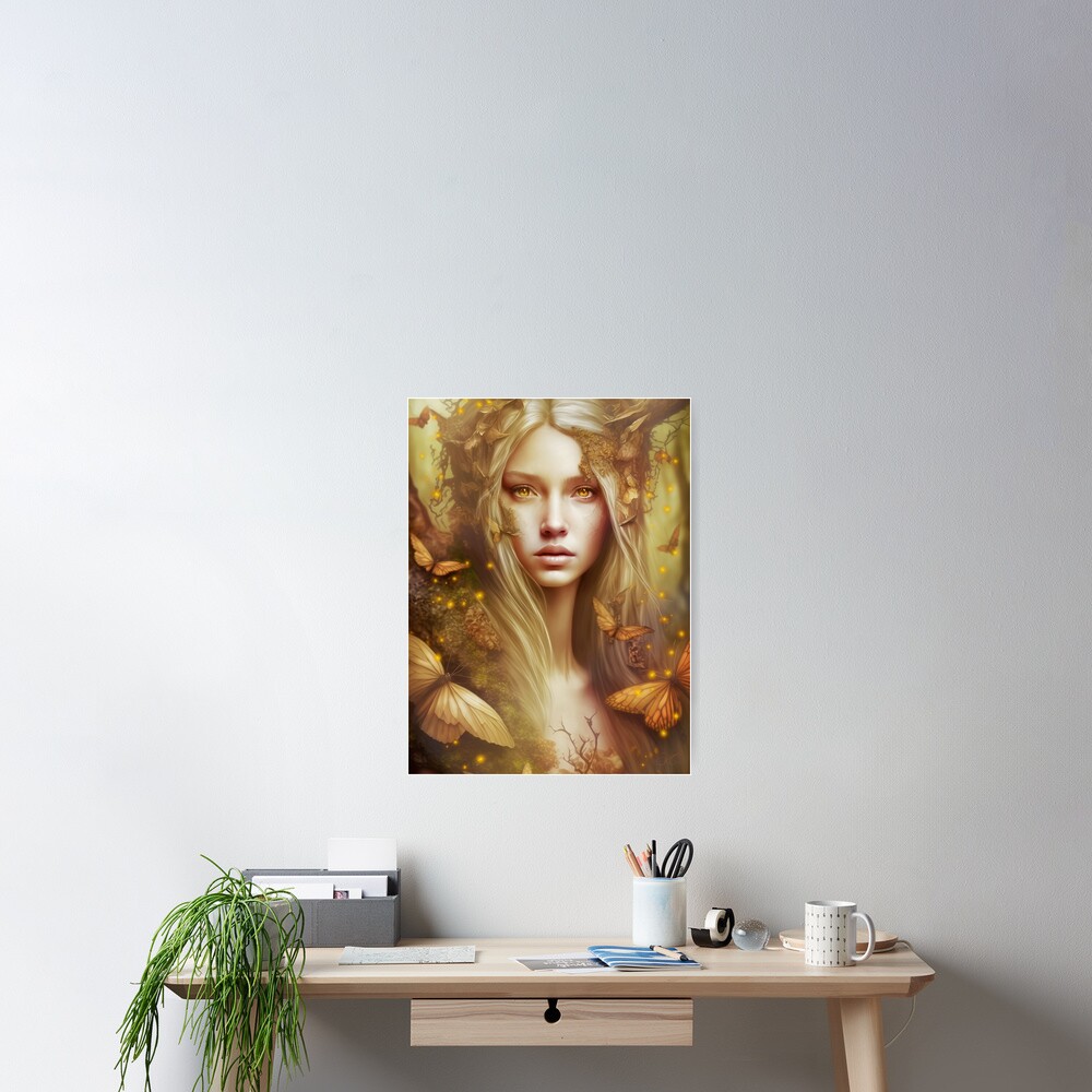 "Modron Celtic Goddess" Poster for Sale by Allegra | Redbubble