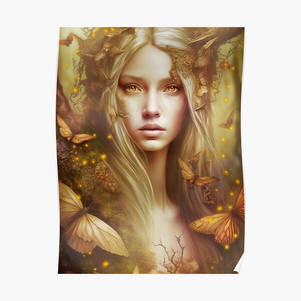 "Modron Celtic Goddess" Poster for Sale by Allegra | Redbubble