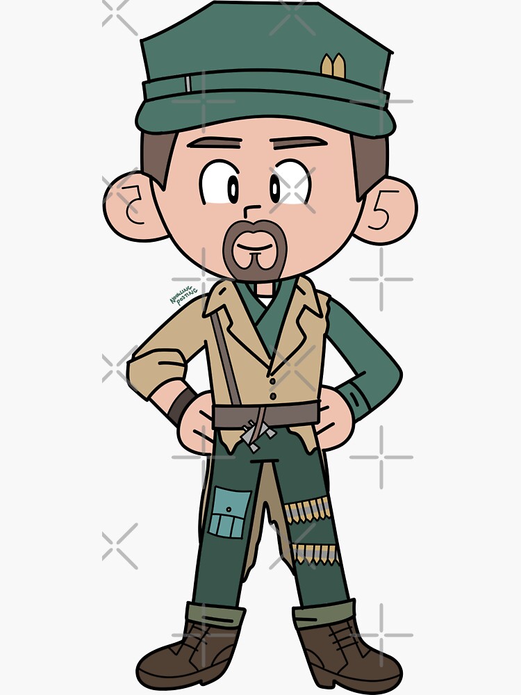 "MacCready" Sticker for Sale by NooklingPosting | Redbubble