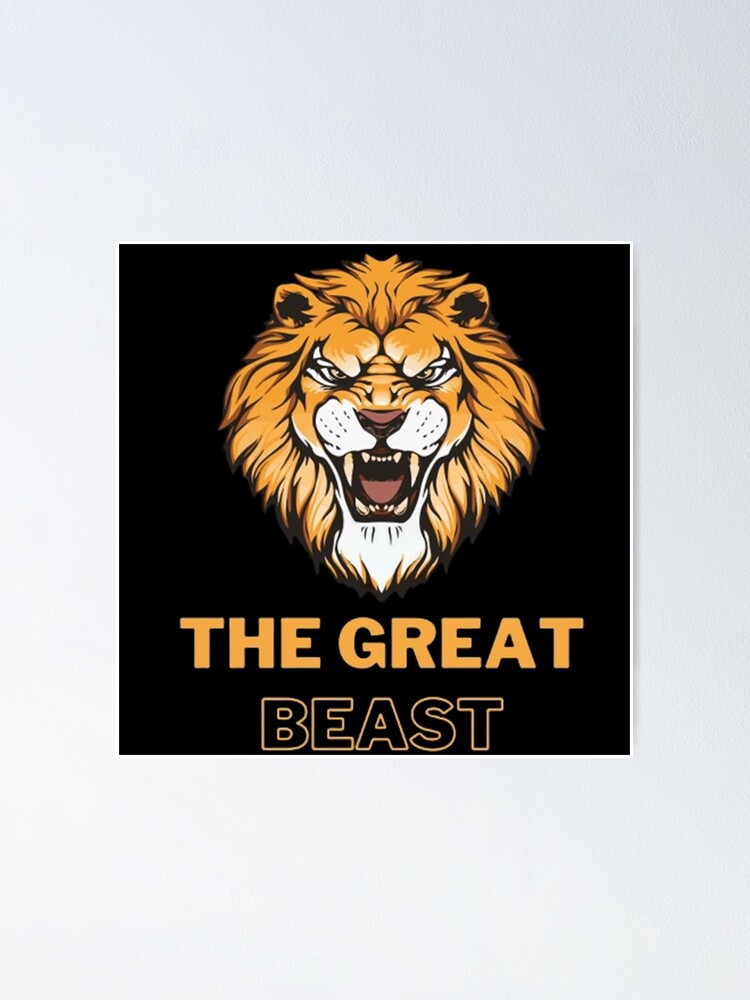 "The Great Beast" Poster for Sale by Rarriart | Redbubble
