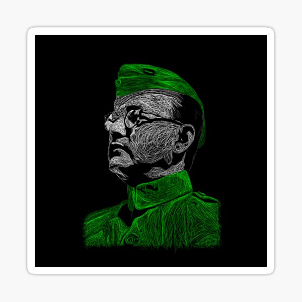 "Netaji Subhas Chandra Bose" Sticker for Sale by Subhankar09 | Redbubble