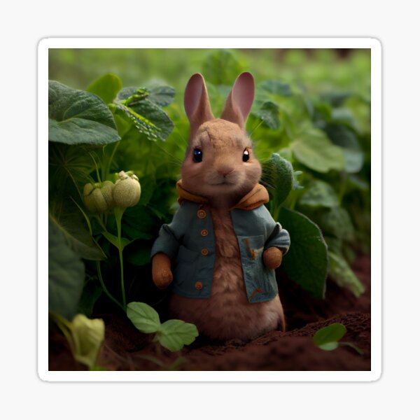 "Peter Rabbit: Mischief in Mr McGregor's Garden" Sticker for Sale by ...