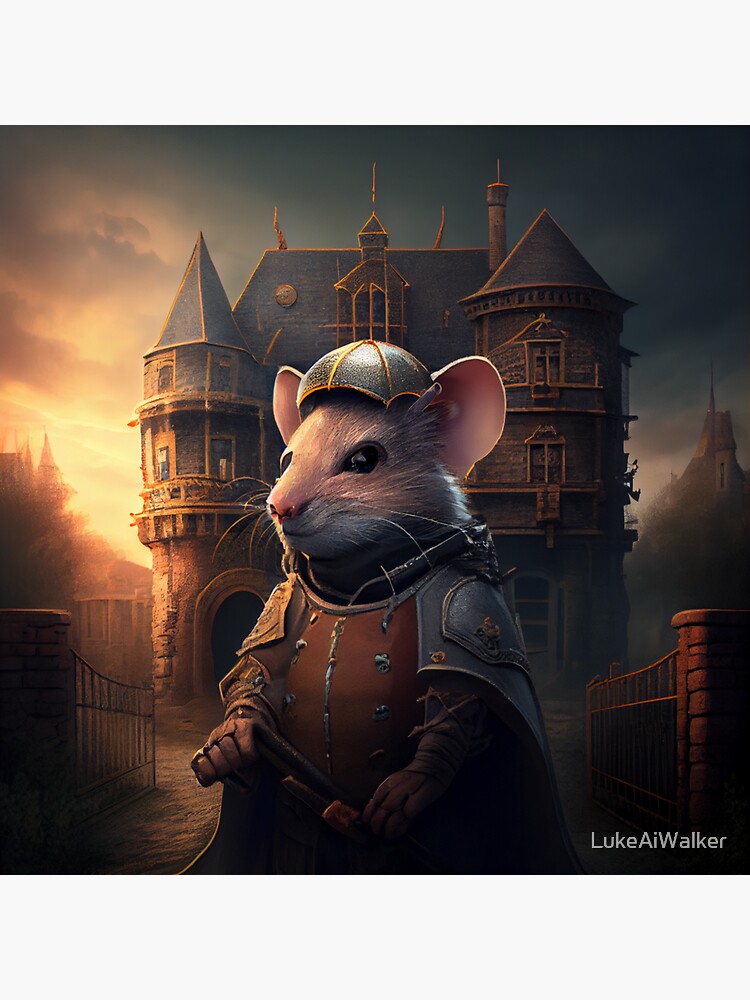 "Rat Sheriff of Nottingham: Guardian of the Castle" Sticker for Sale by ...