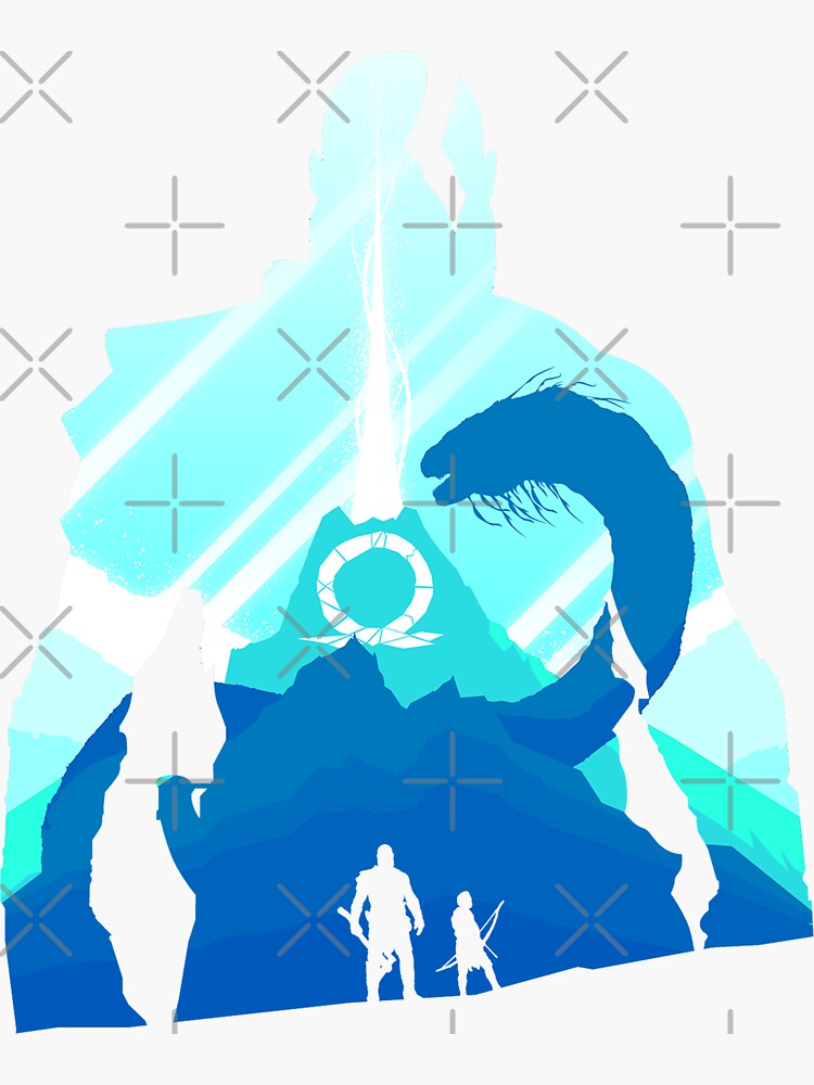 "god of War Ragnarok" Sticker for Sale by Manga1otaku | Redbubble