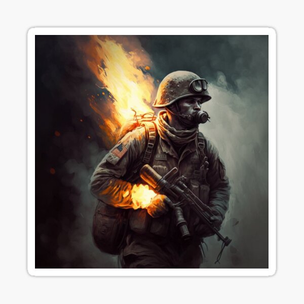 "soldier" Sticker for Sale by kiiira47 | Redbubble