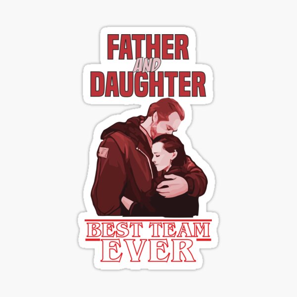 "Stranger Things - Best Team Ever (Eleven and Hopper)" Sticker by ...