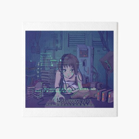 "Serial Experiments Lain" Art Board Print for Sale by talay-fonttns ...