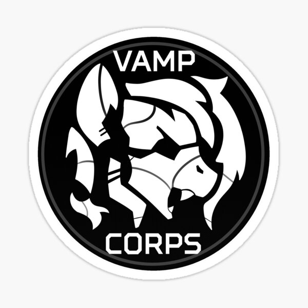 "Vamp Corps" Sticker for Sale by Chaosmauser | Redbubble