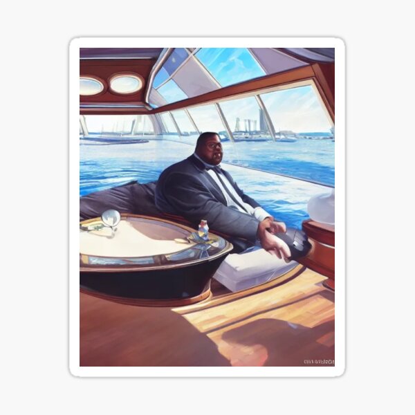 "RICH LIFE" Sticker for Sale by Ramdom-Ai-Art | Redbubble