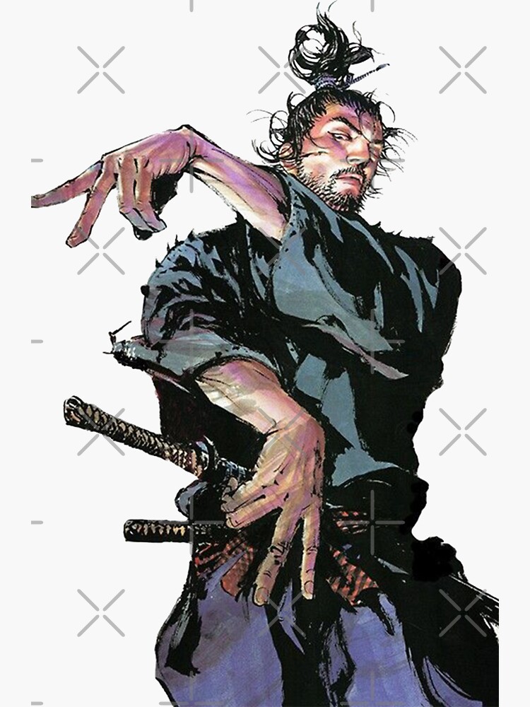 "Musashi Miyamoto" Sticker for Sale by greenpeace-De | Redbubble