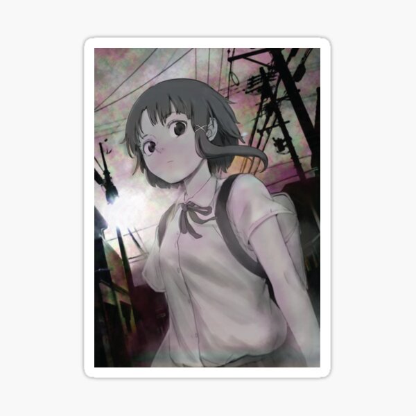 "Serial Experiments Lain" Sticker for Sale by talay-fonttns | Redbubble
