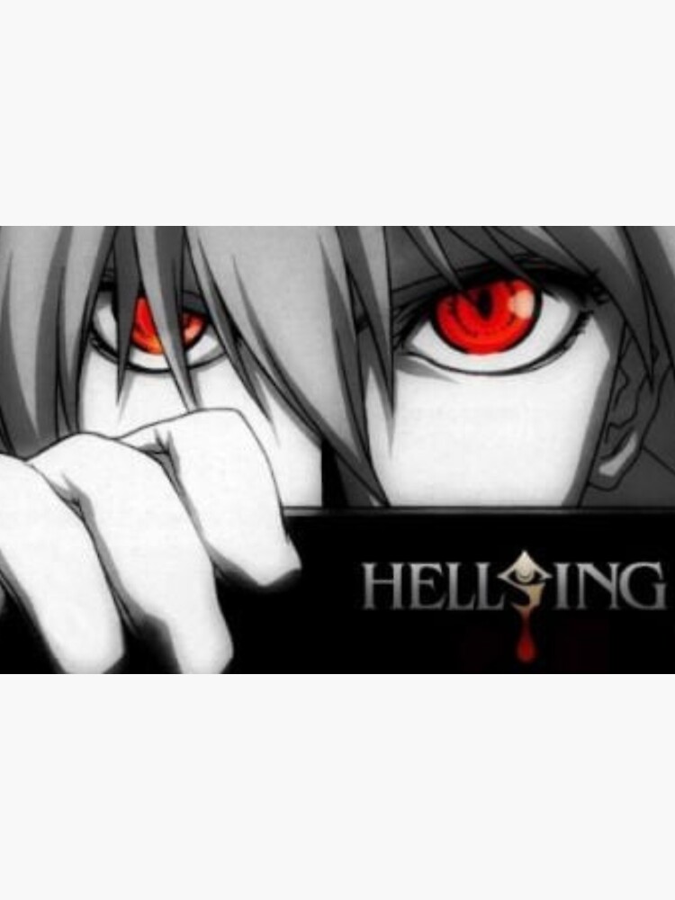 "Hellsing Ultimate - Red Eyes" Sticker for Sale by AmmiFantasy | Redbubble
