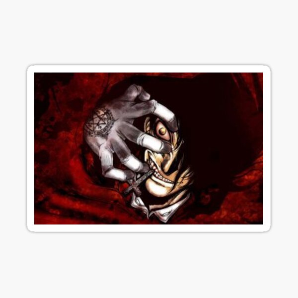 "Hellsing Ultimate - Craziness" Sticker for Sale by AmmiFantasy | Redbubble