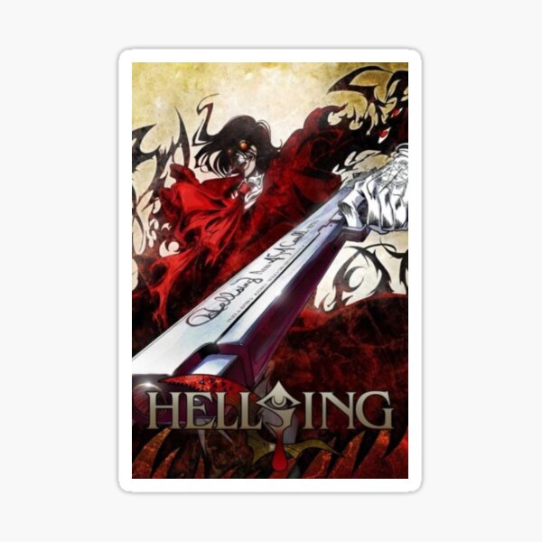 "Hellsing Ultimate - Devil with Gun" Sticker for Sale by AmmiFantasy | Redbubble