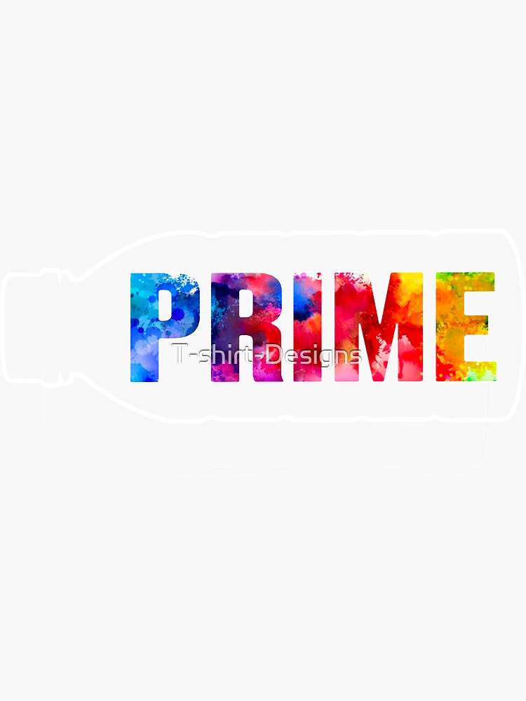 "Prime Sports Drink" Sticker for Sale by T-shirt-Designs | Redbubble