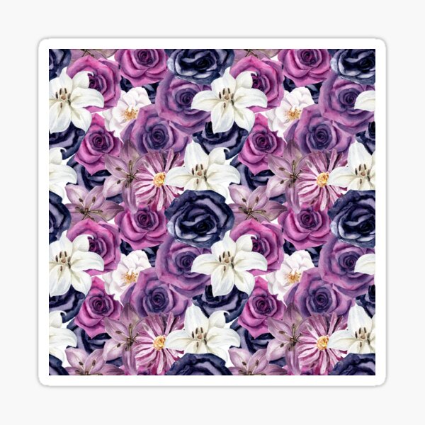 "Gothic floral romance " Sticker for Sale by BlackCatArtBB | Redbubble