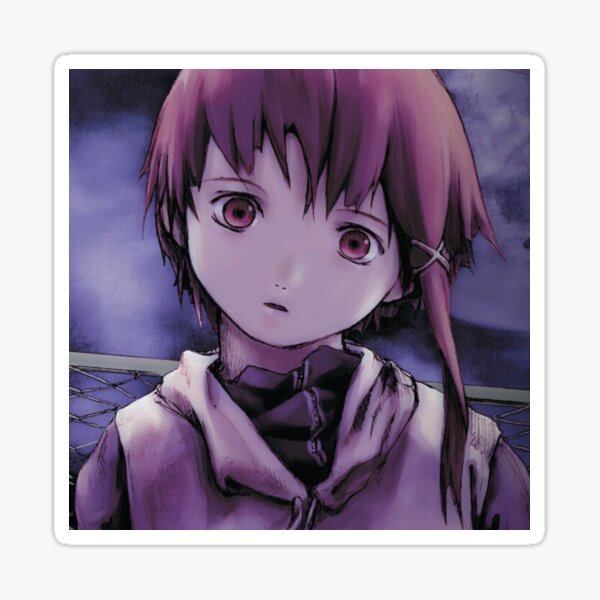 "Serial Experiments Lain" Sticker for Sale by talay-fonttns | Redbubble